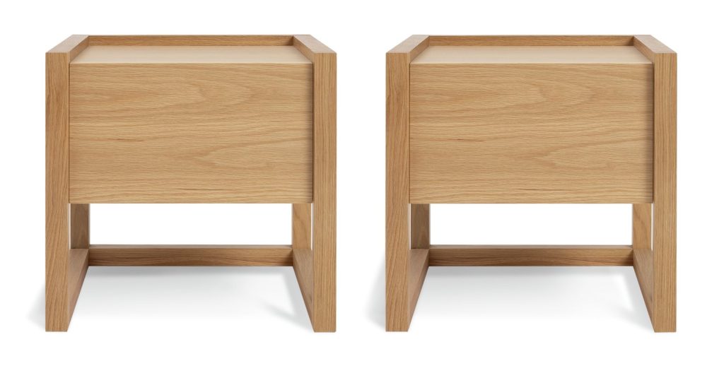 Habitat 60 Hana 1 Drawer Set of 2 Bedside Table – Oak