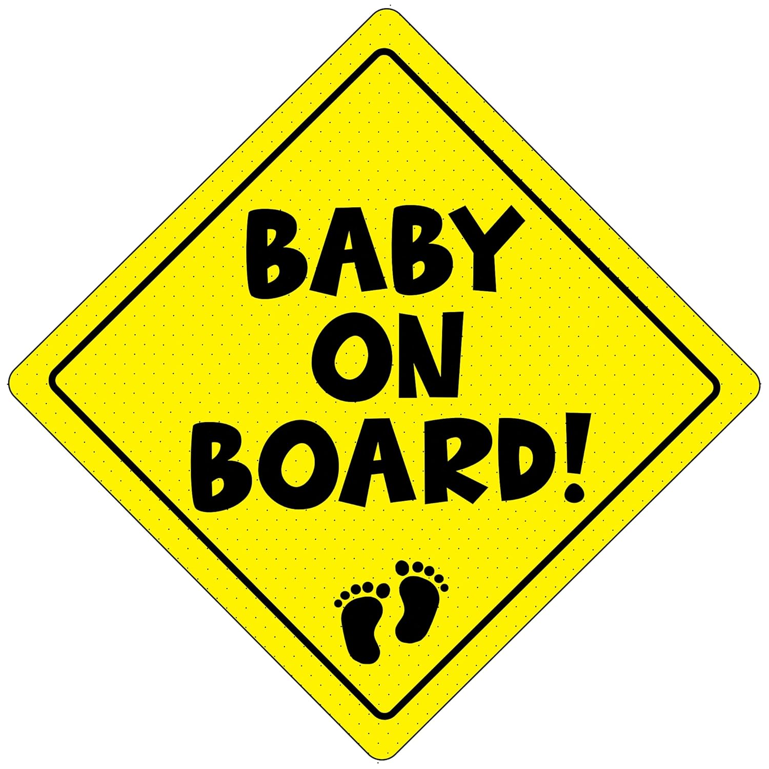 Baby On Board Sign for Car | Micro-Perforated Vinyl Car Stickers ...