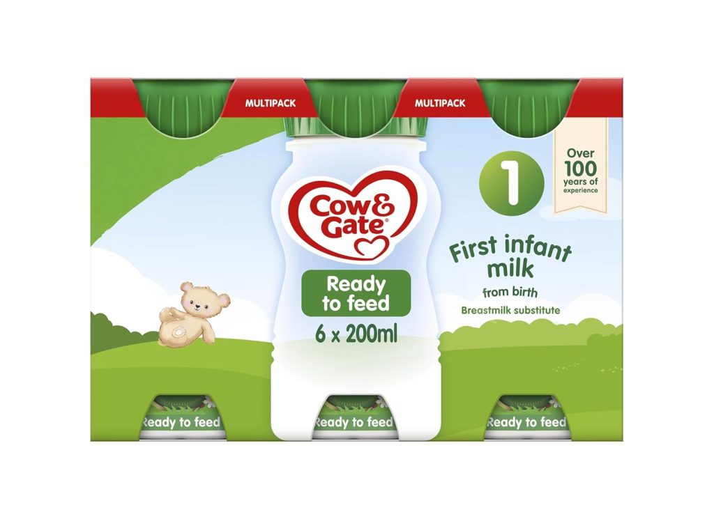 Cow & Gate 1 First Infant Baby Milk Ready to Use Liquid Formula, from ...