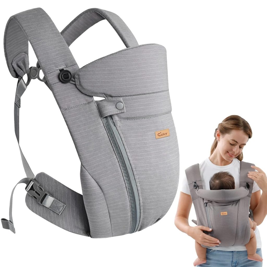 CUBY Baby Carriers from Newborn, Breathable Zipper Ergonomic Easy Wraps ...