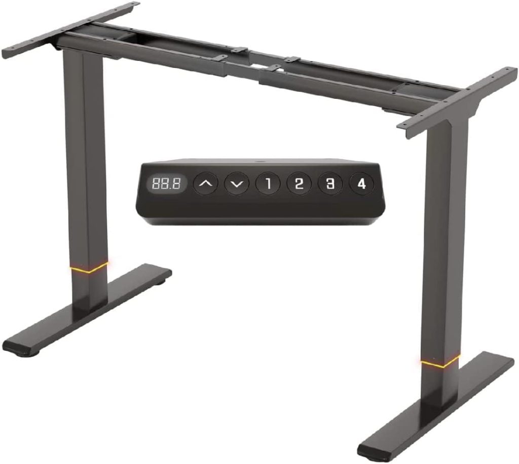 FLEXISPOT Dual Motors，Sit Height Electric Adjustable Standing Desk with ...