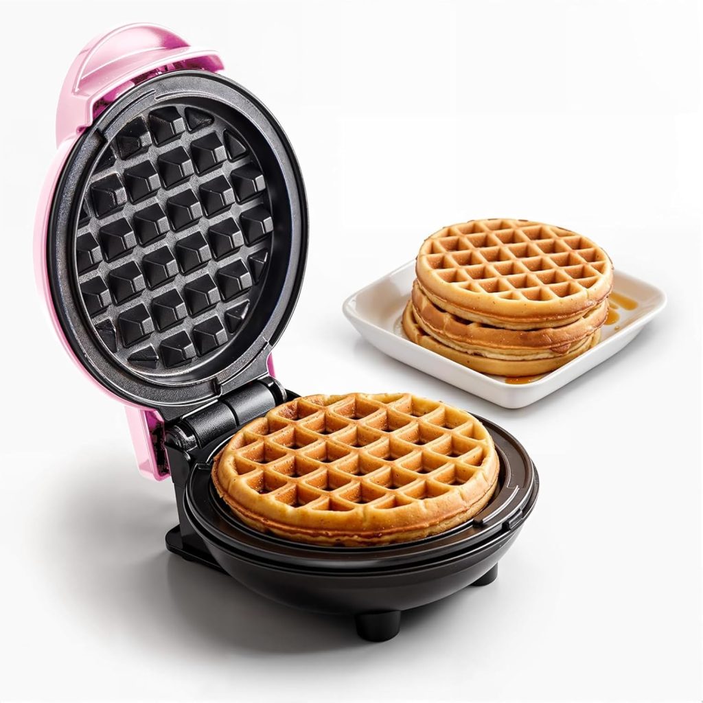 Mini Waffle Maker, Waffle Makers & Irons, Non-Stick Waffle Iron Machine ...