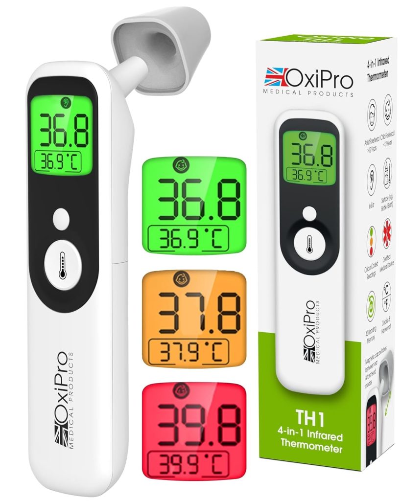 OxiPro TH1 Thermometer – MHRA Registered – NHS Supplier – In-Ear ...