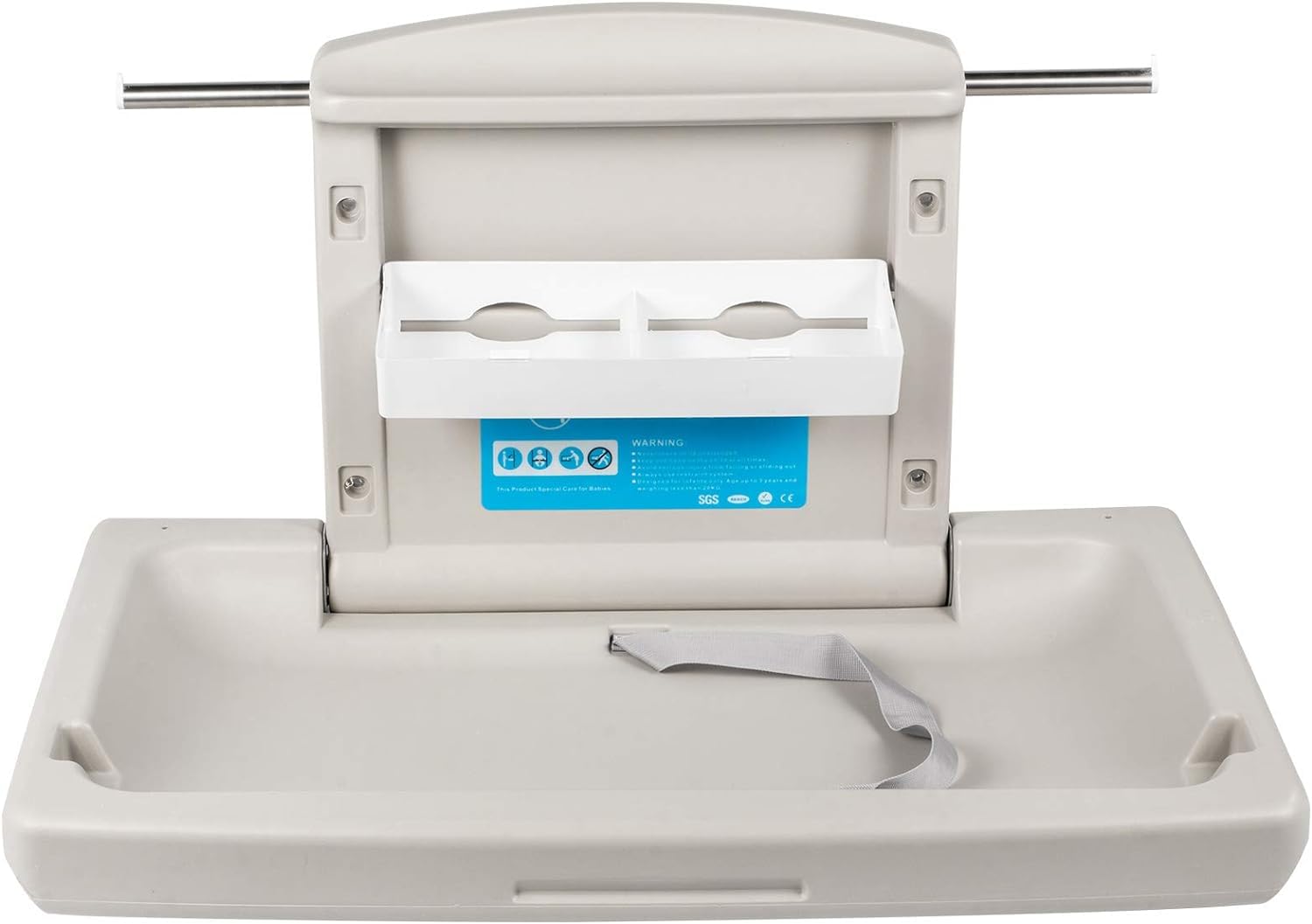 VEVOR Horizontal Baby Changing Table Wall-Mounted Baby Diaper Changing ...