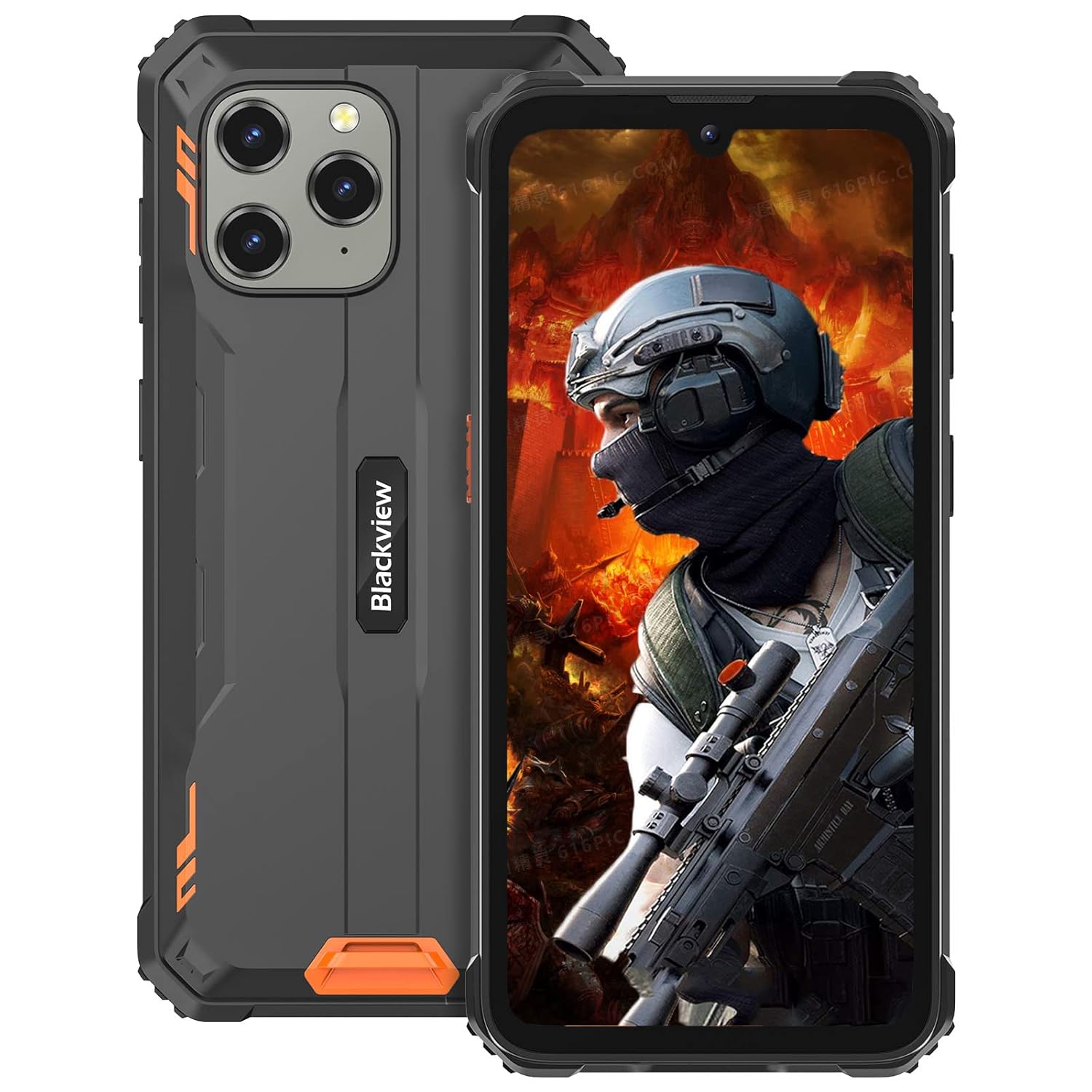 Blackview Rugged Phone, BV5300 7GB + 32GB /1TB, Android 12 Phones ...