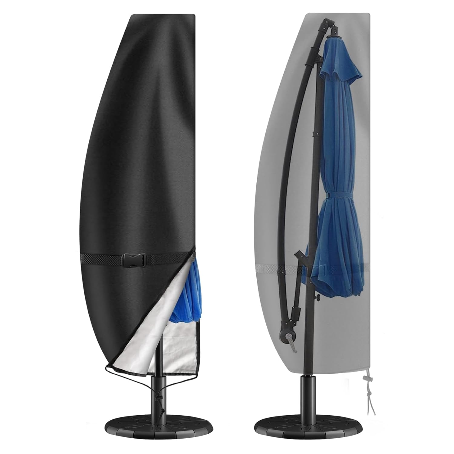 Cantilever Parasol Cover Waterproof, 420D Oxford Cantilever Garden ...