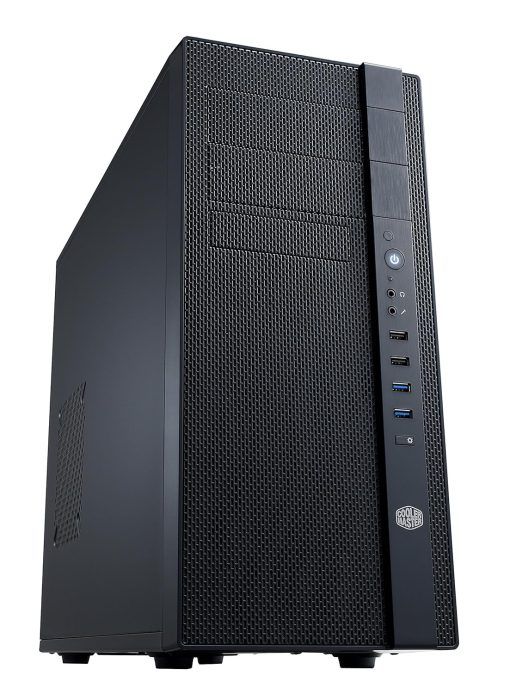 Cooler Master N400 NSE-400-KKN2 Mid-Tower Fully Meshed Front Panel ...