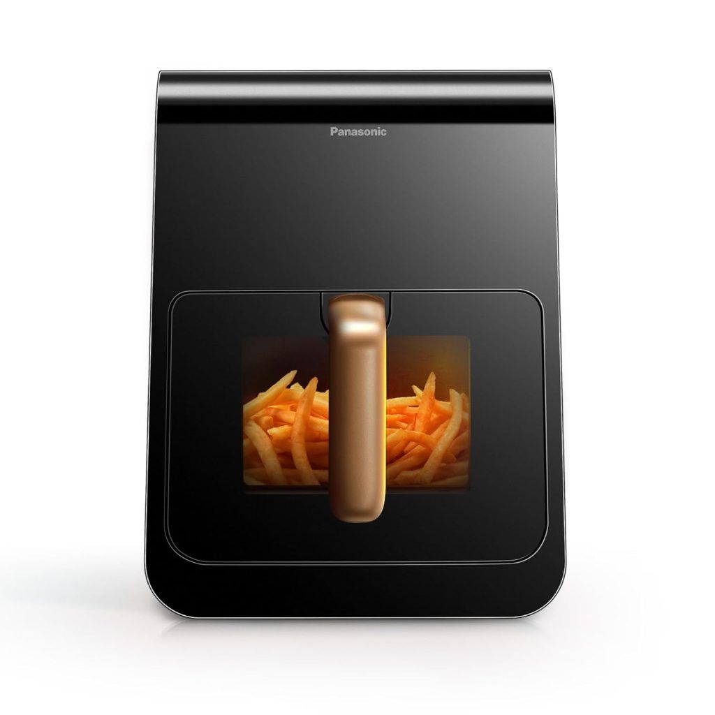 Panasonic NF-CC600AXE AirFryer Oil-Free Deep Fryer with Porthole, 5L ...