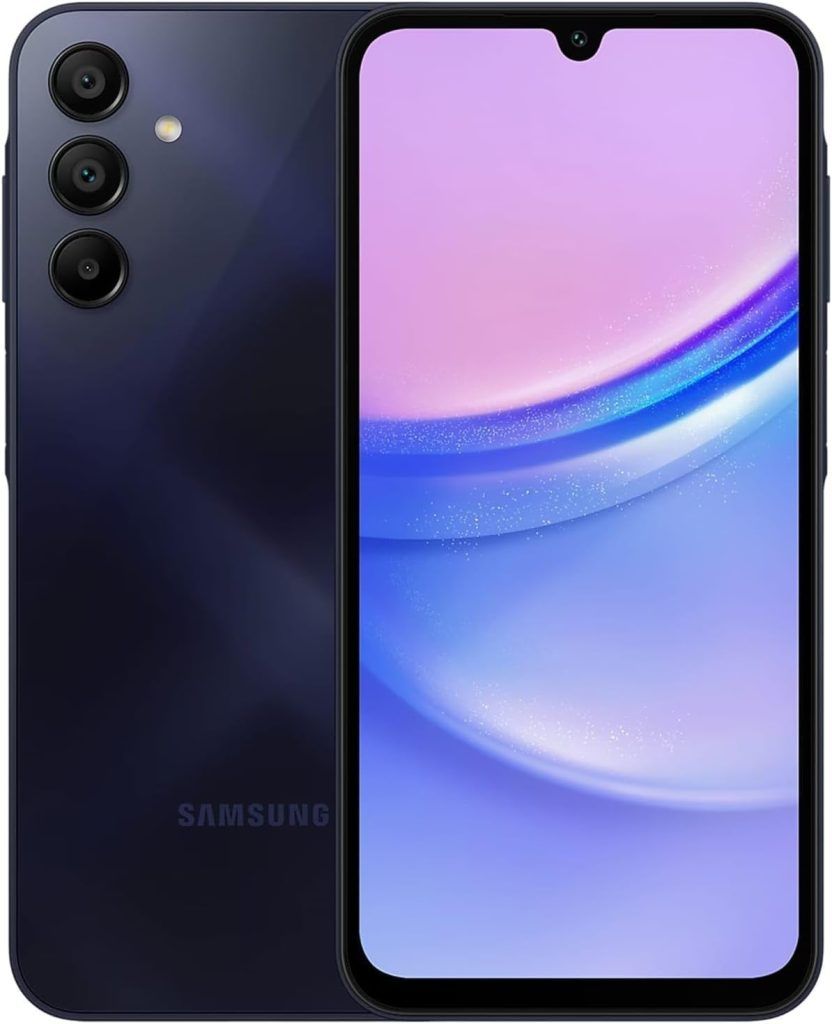 Samsung Galaxy A15 Blue Black 6.5″ 128GB 5G Unlocked & SIM Free Smartphone