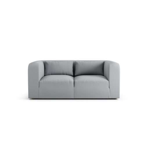 Habitat Lars Fabric 2 Seater Sofa – Grey – Ash Leg