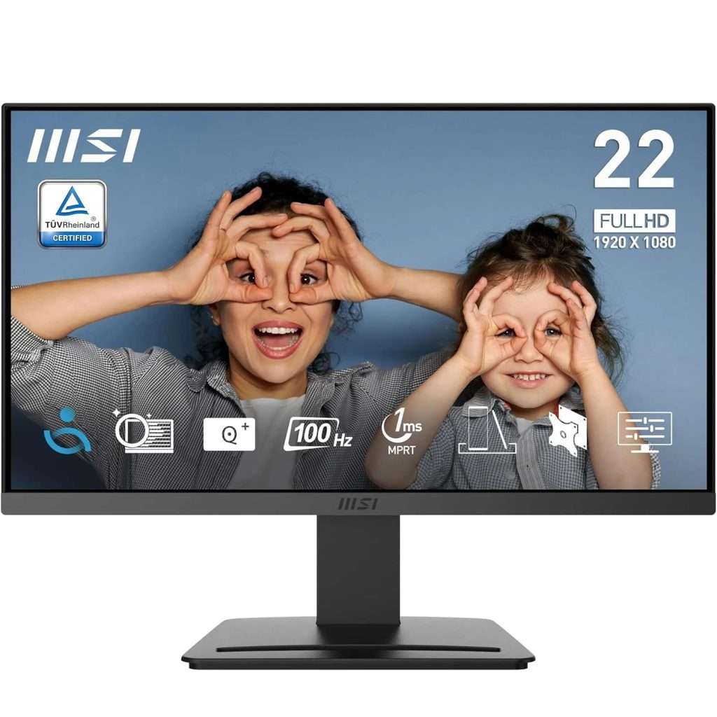 MSI PRO MP223 E2 21.45-Inch Full HD Office Monitor – 1920 x 1080 ...