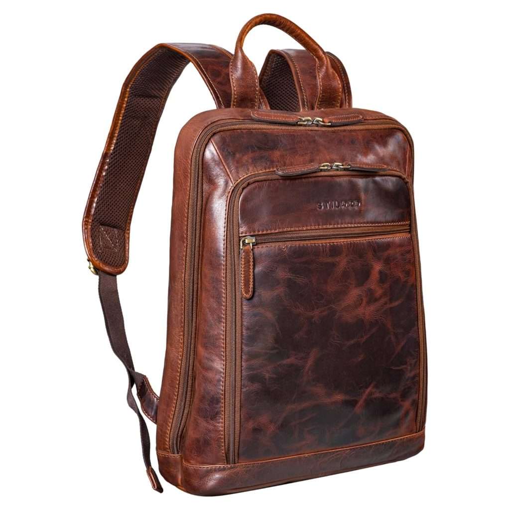 STILORD ‘Watson’ Laptop Backpack 15.6 inch Leather Daypack Large ...