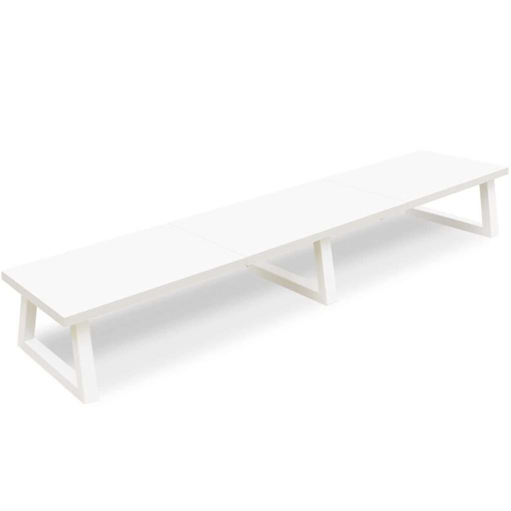 TEAMIX 42 inch White Monitor Riser for 2 Monitors, Wood Desktop Dual ...