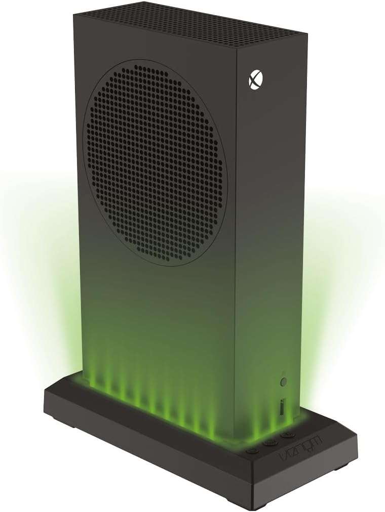 Venom Multi-Colour LED Light-up Console Stand – Black (Xbox Series S)