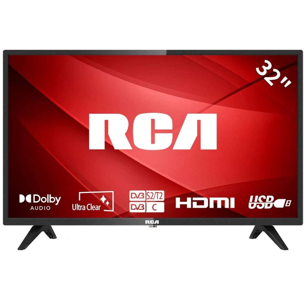 RCA 32 Inch 720P TV, Freeview HD Dolby Digital Audio DVB T2/S2 HD LED ...