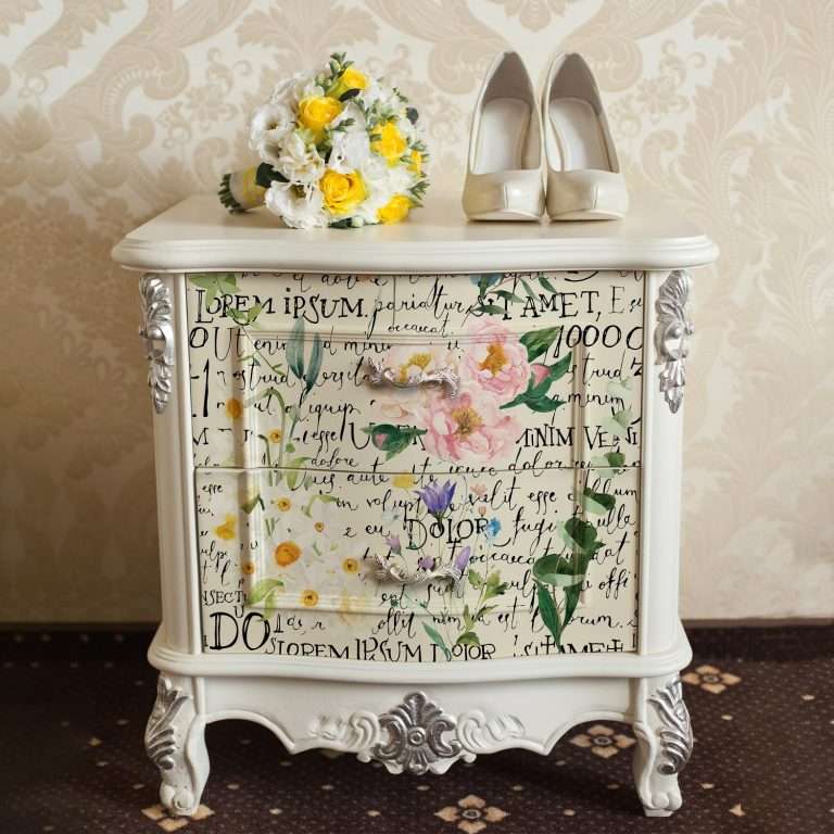 funlife Oil Painting Furniture Stickers, Decorative Decoupage Tissue ...