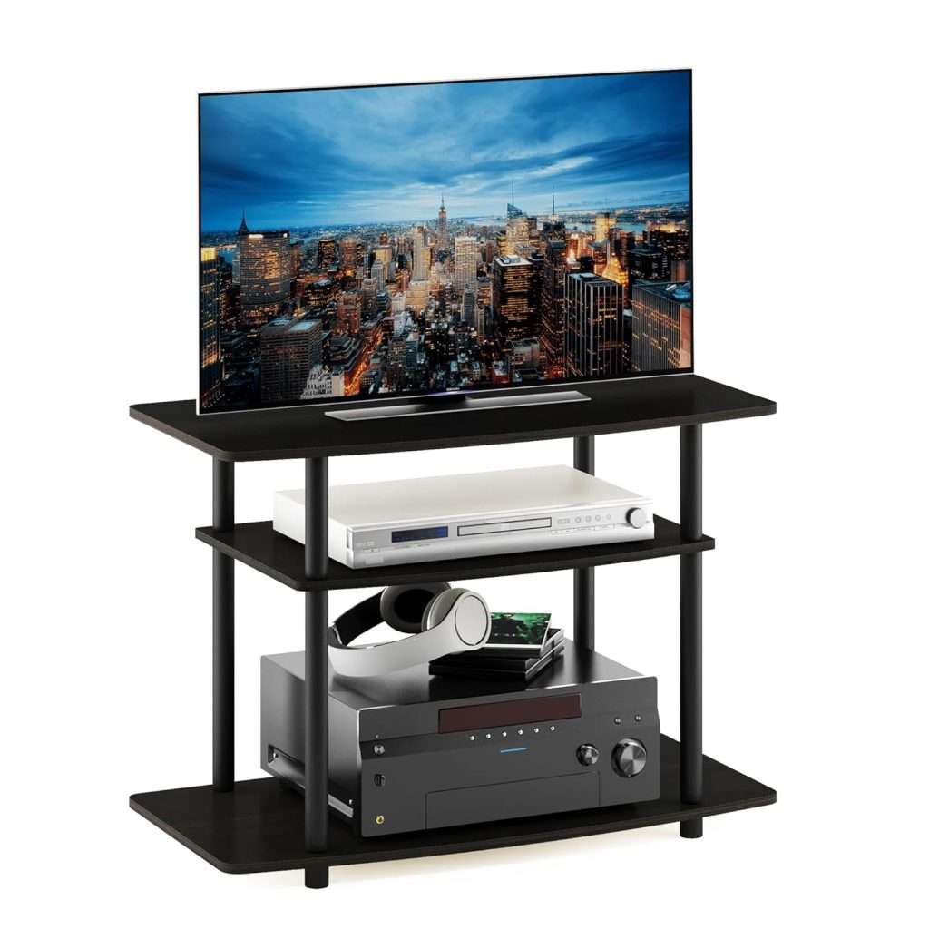 Furinno No Tools 3-Tier Entertainment Center Stand, TV Stands, TV Unit ...