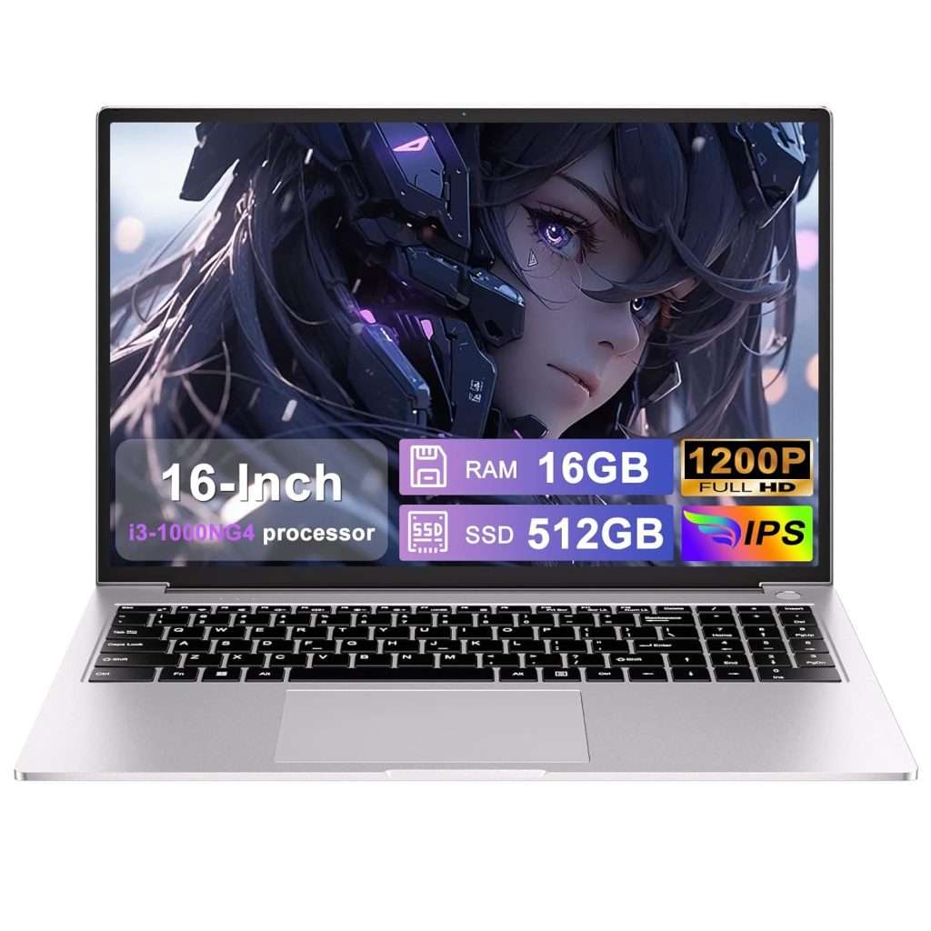 HUQPPQ 16 Inch Gaming Laptop Core i3 (Up to 3.2GHz) 16GB RAM 512GB SSD ...