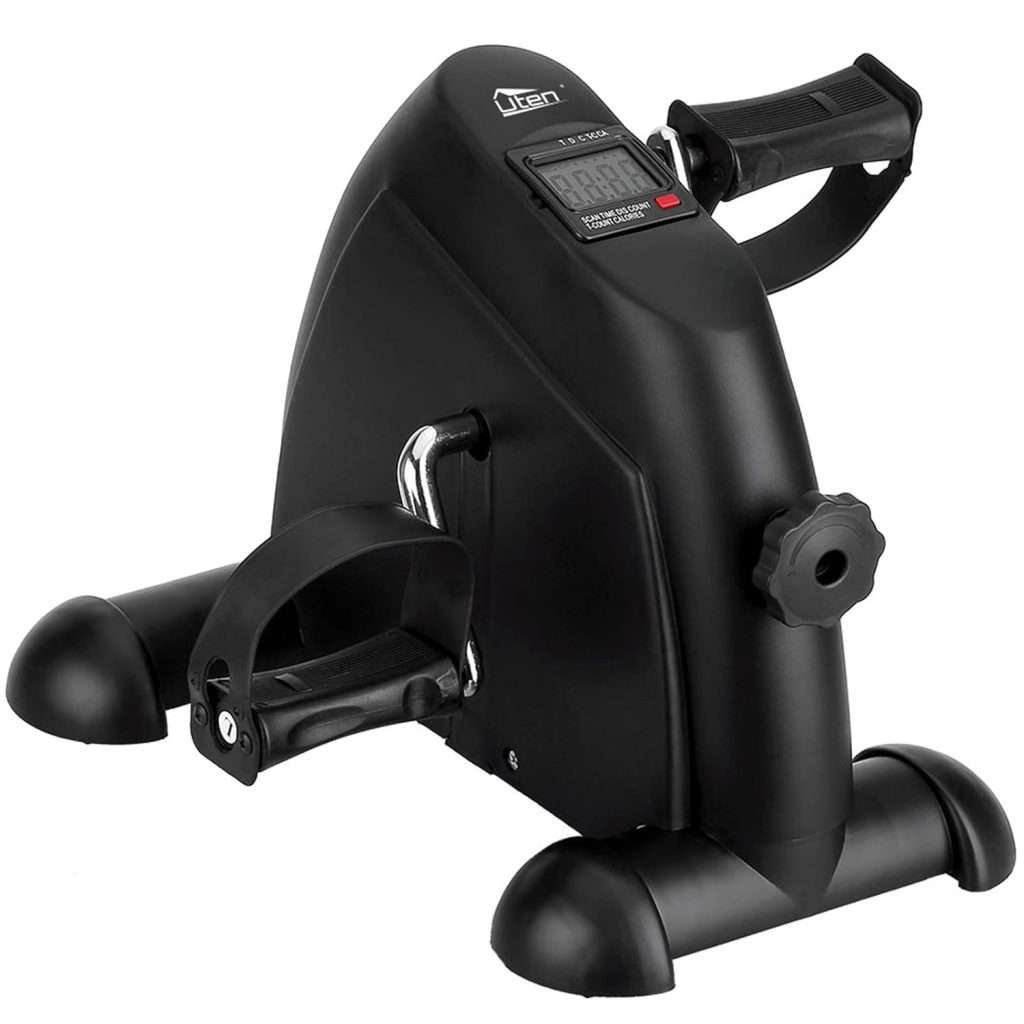 Mini Exercise Bike Pedal Exerciser Resistance Cycle Indoor Gym Office Fit