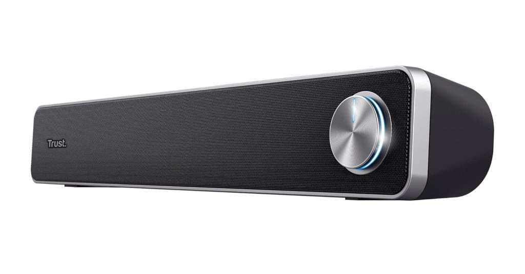 Trust Arys PC Soundbar, Speaker for Computer and Laptop, 12 W, USB ...